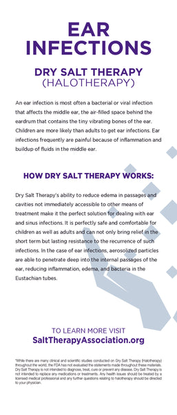 Ear Infections (100 pack) – Salt Therapy Association